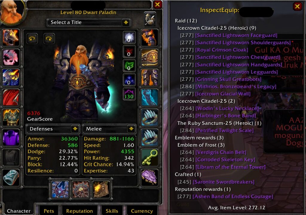 Buy Warmane icecrown accounts | Elkido Wow Accounts Shop