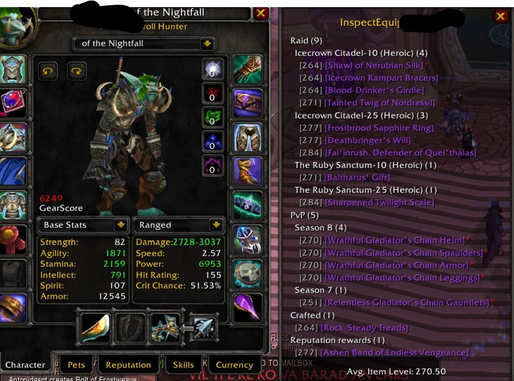 Buy Warmane icecrown accounts | Elkido Wow Accounts Shop